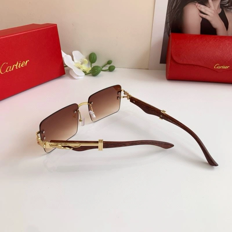 Top mirror Cartier Sunglasses