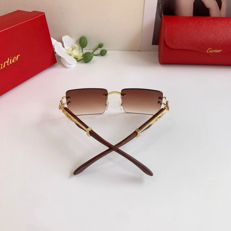 Top mirror Cartier Sunglasses