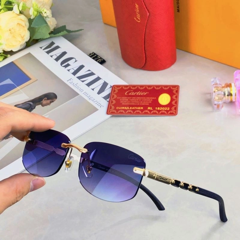 Top mirror Cartier Sunglasses