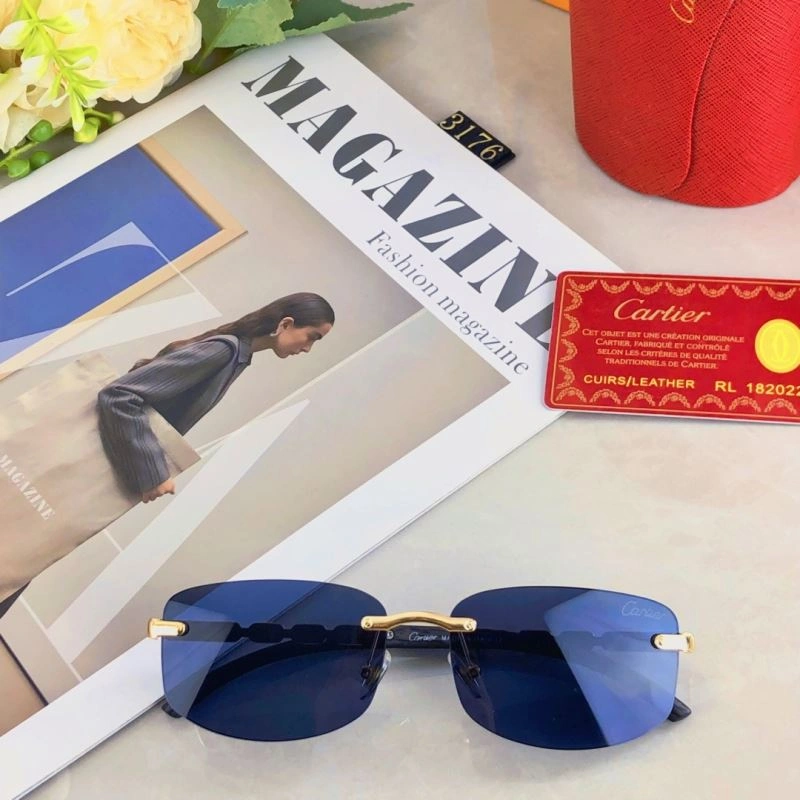Top mirror Cartier Sunglasses