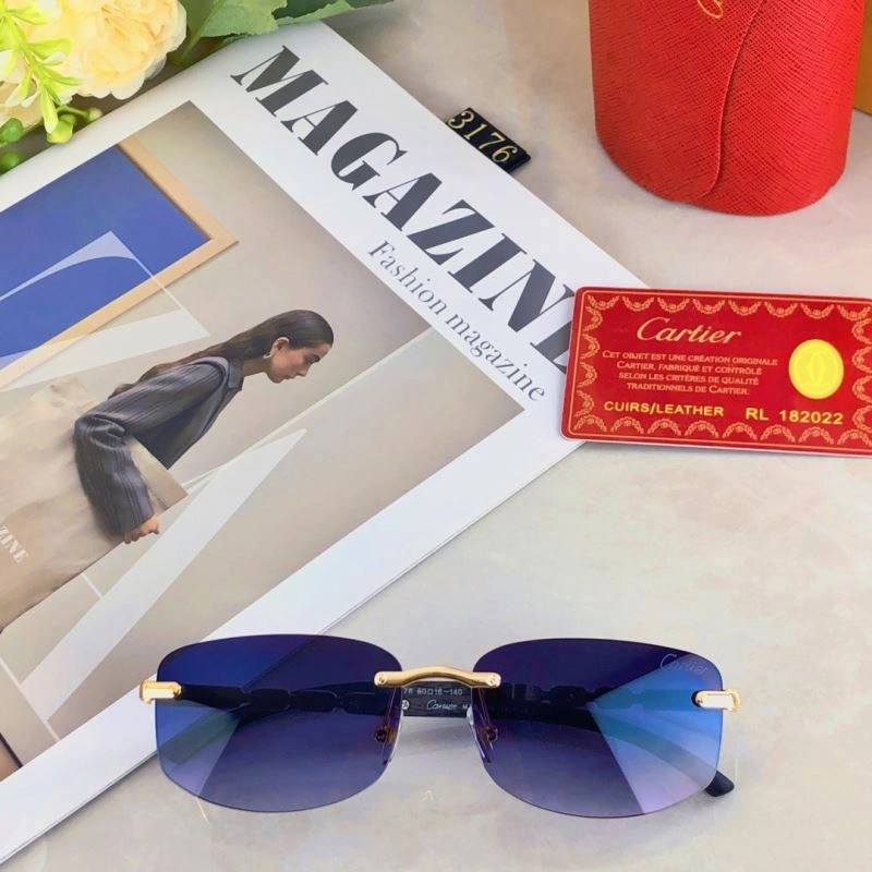 Top mirror Cartier Sunglasses