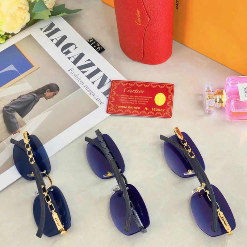 Top mirror Cartier Sunglasses