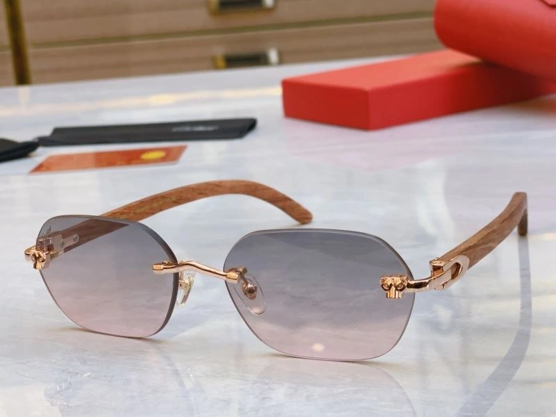 Top mirror Cartier Sunglasses