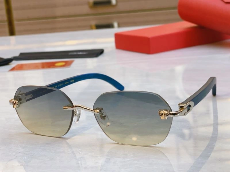 Top mirror Cartier Sunglasses