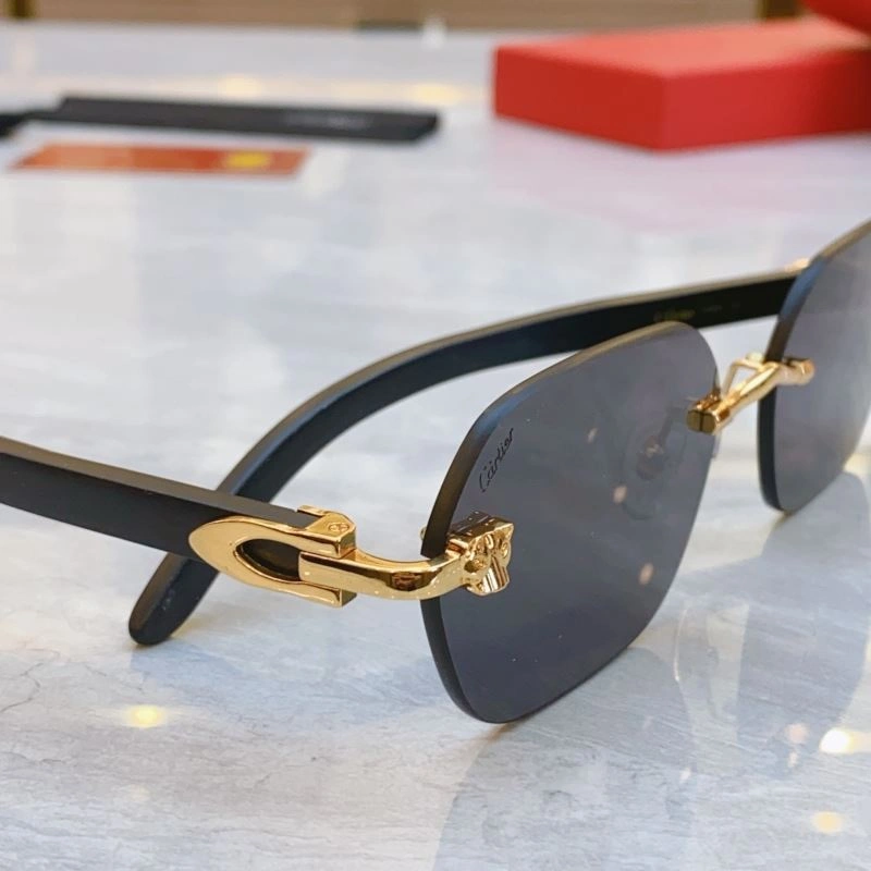 Top mirror Cartier Sunglasses