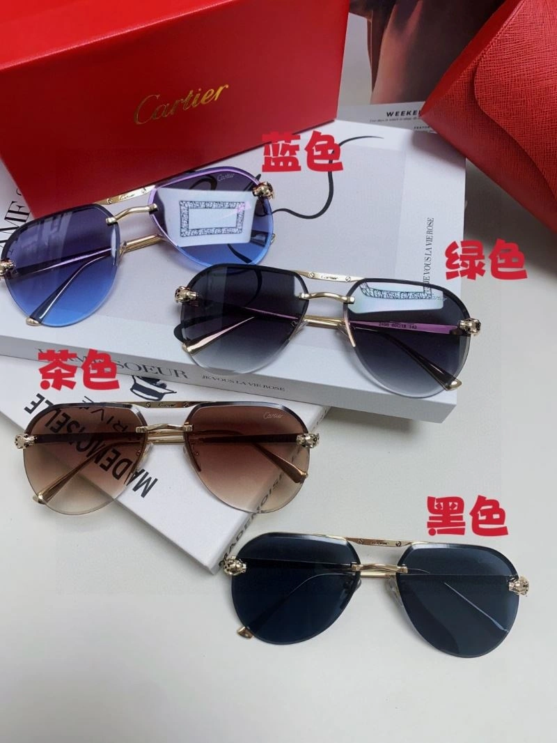 Top match Cartier Sunglasses