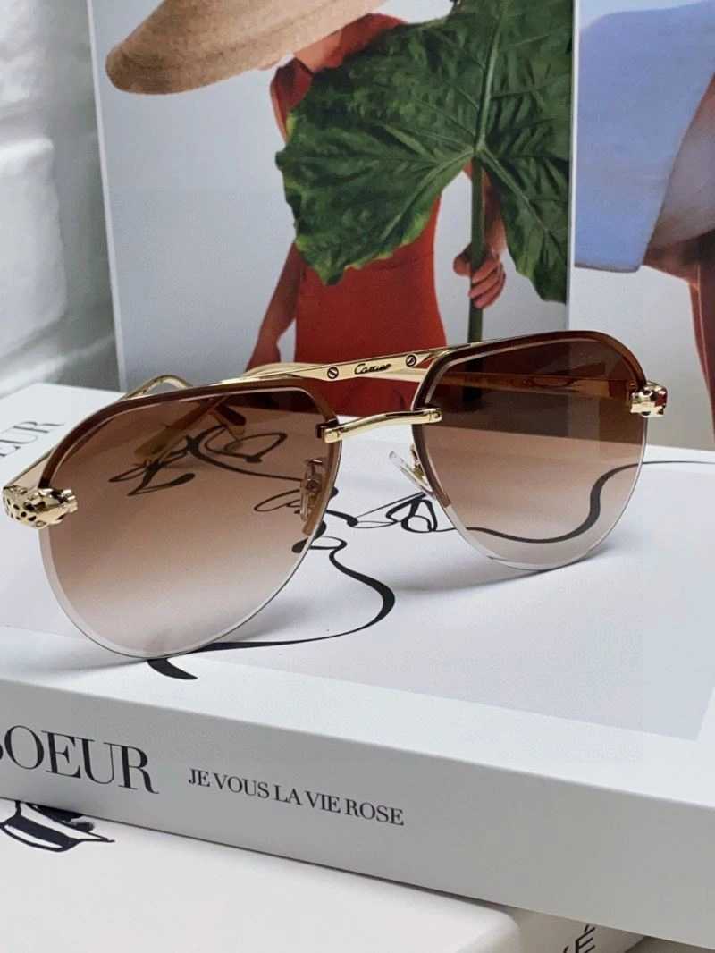 Top match Cartier Sunglasses
