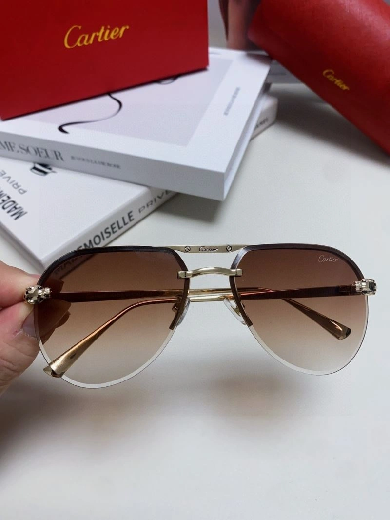 Top match Cartier Sunglasses