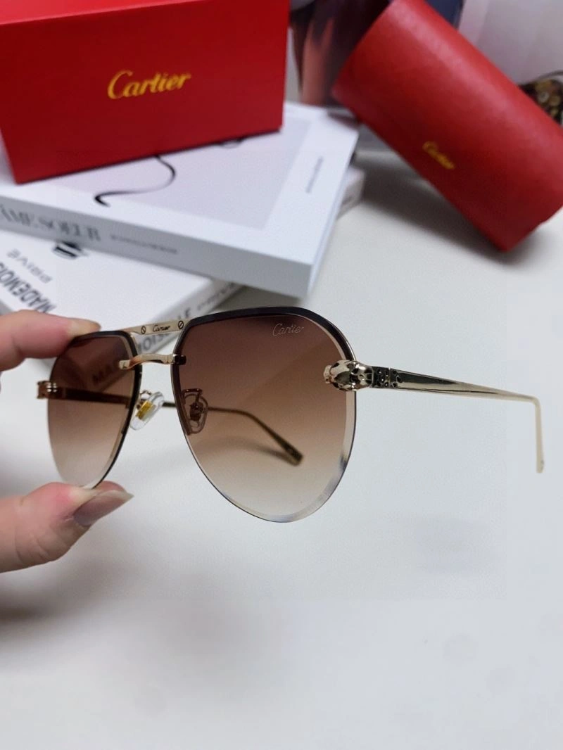 Top match Cartier Sunglasses