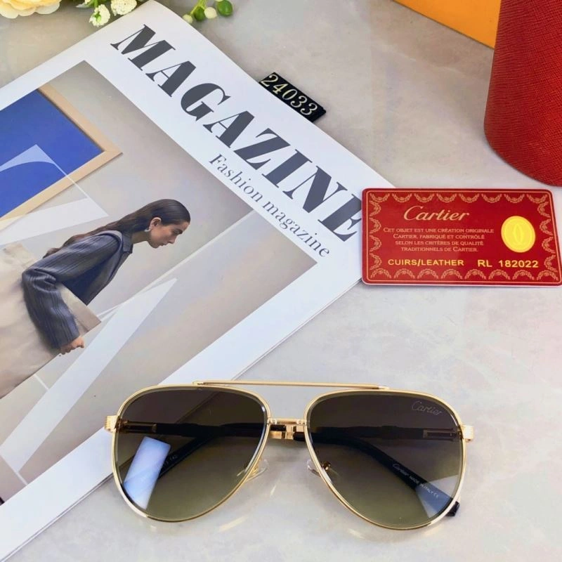 1:1 copy Cartier Sunglasses