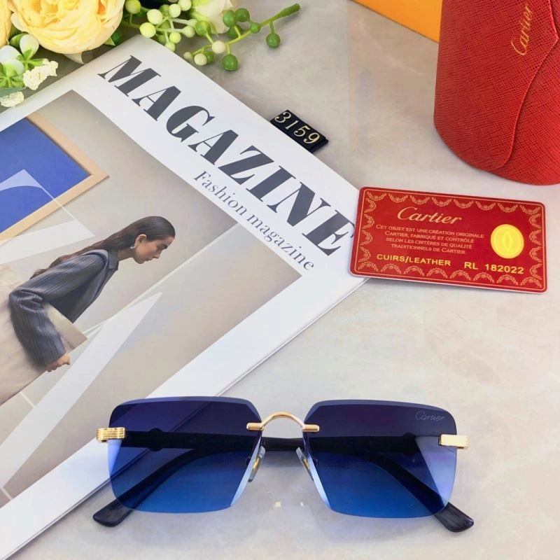Brand-authenticated Cartier Sunglasses