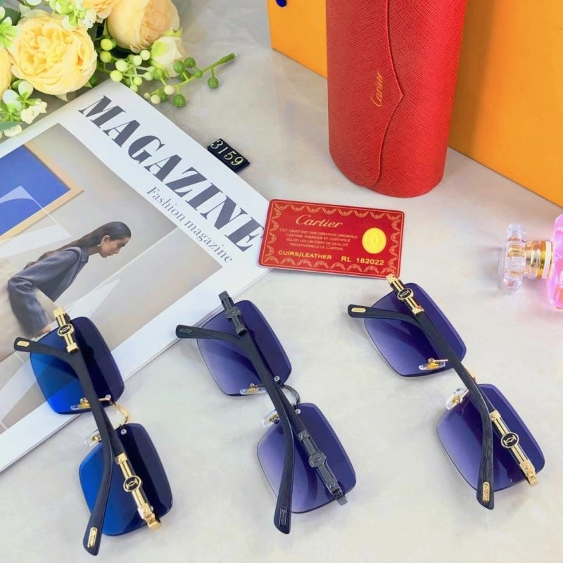 Brand-authenticated Cartier Sunglasses