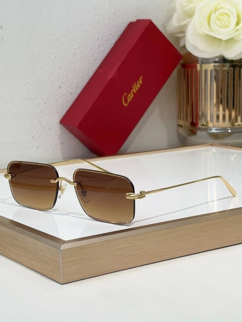 Top mirror Cartier Sunglasses