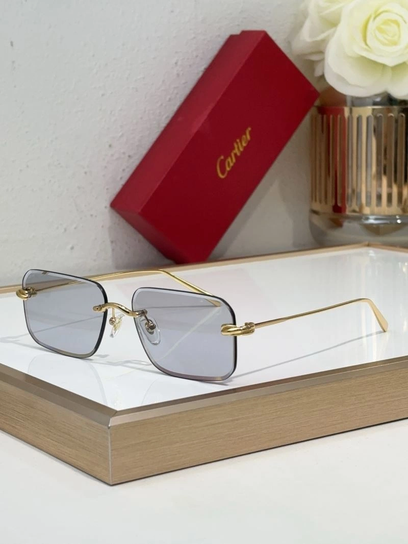 Top mirror Cartier Sunglasses