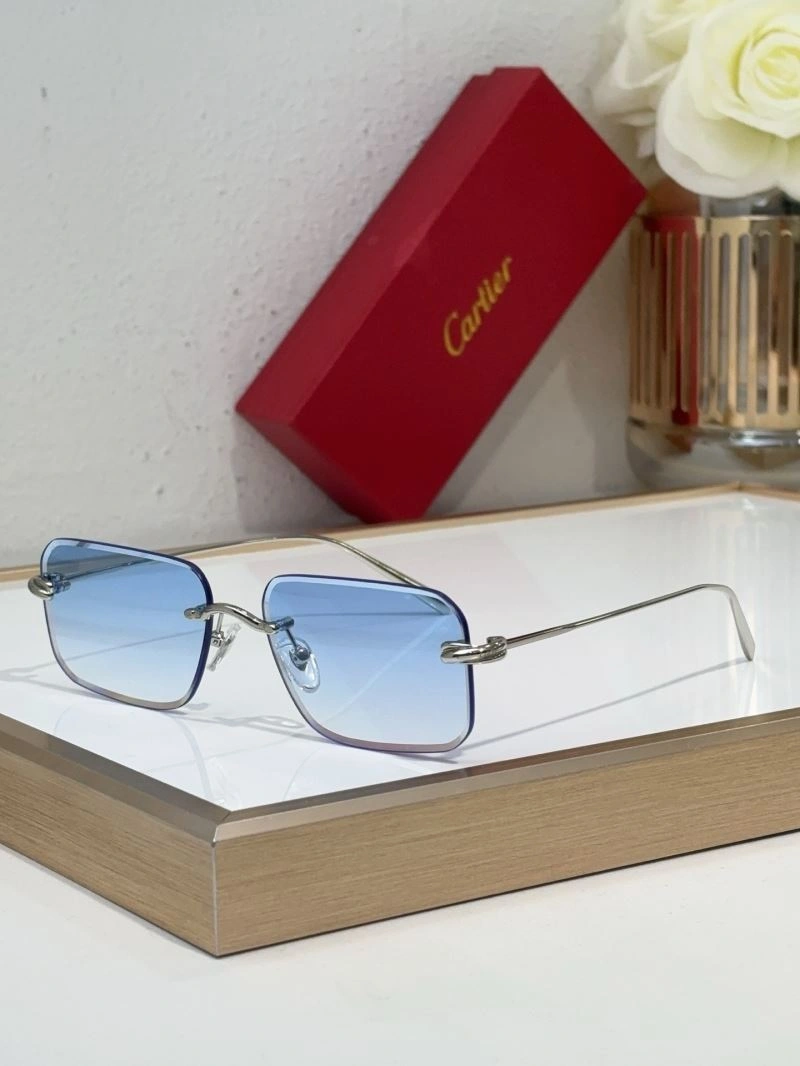 Top mirror Cartier Sunglasses