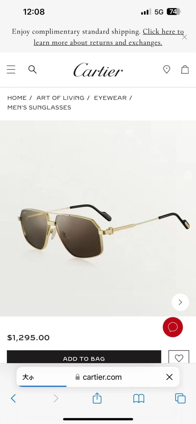 Cartier Sunglasses