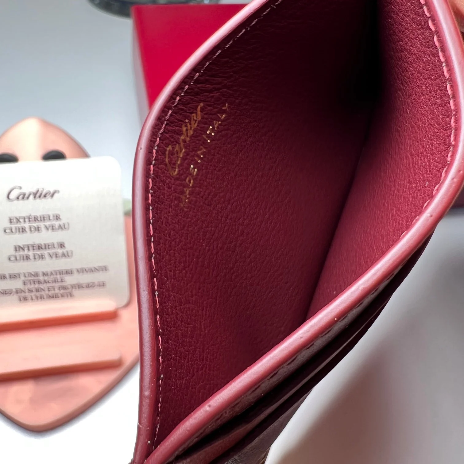 Brand-authenticated Cartier Wallets Purse