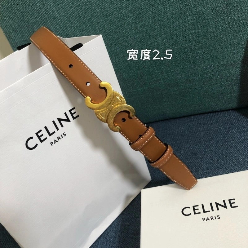 Brand-authenticated Celine Belts