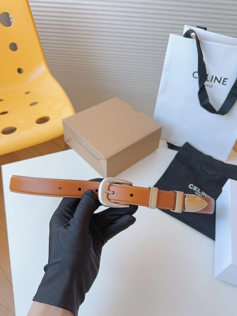 Brand-authenticated Celine Belts
