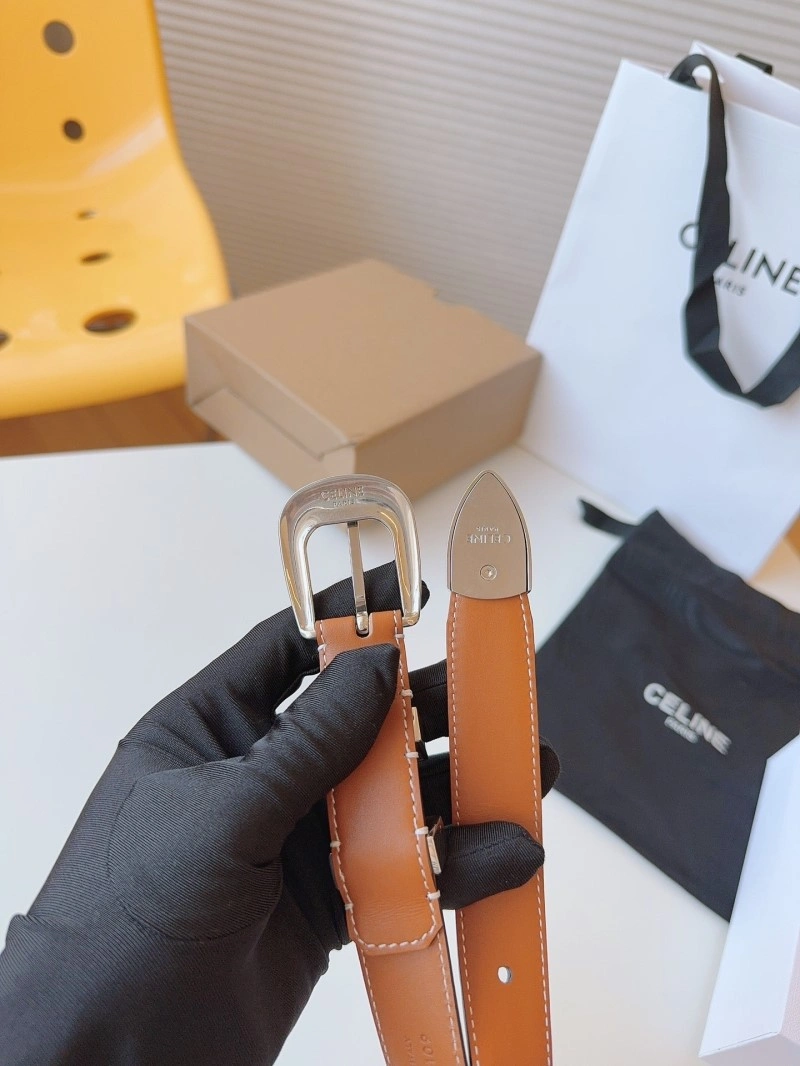Brand-authenticated Celine Belts