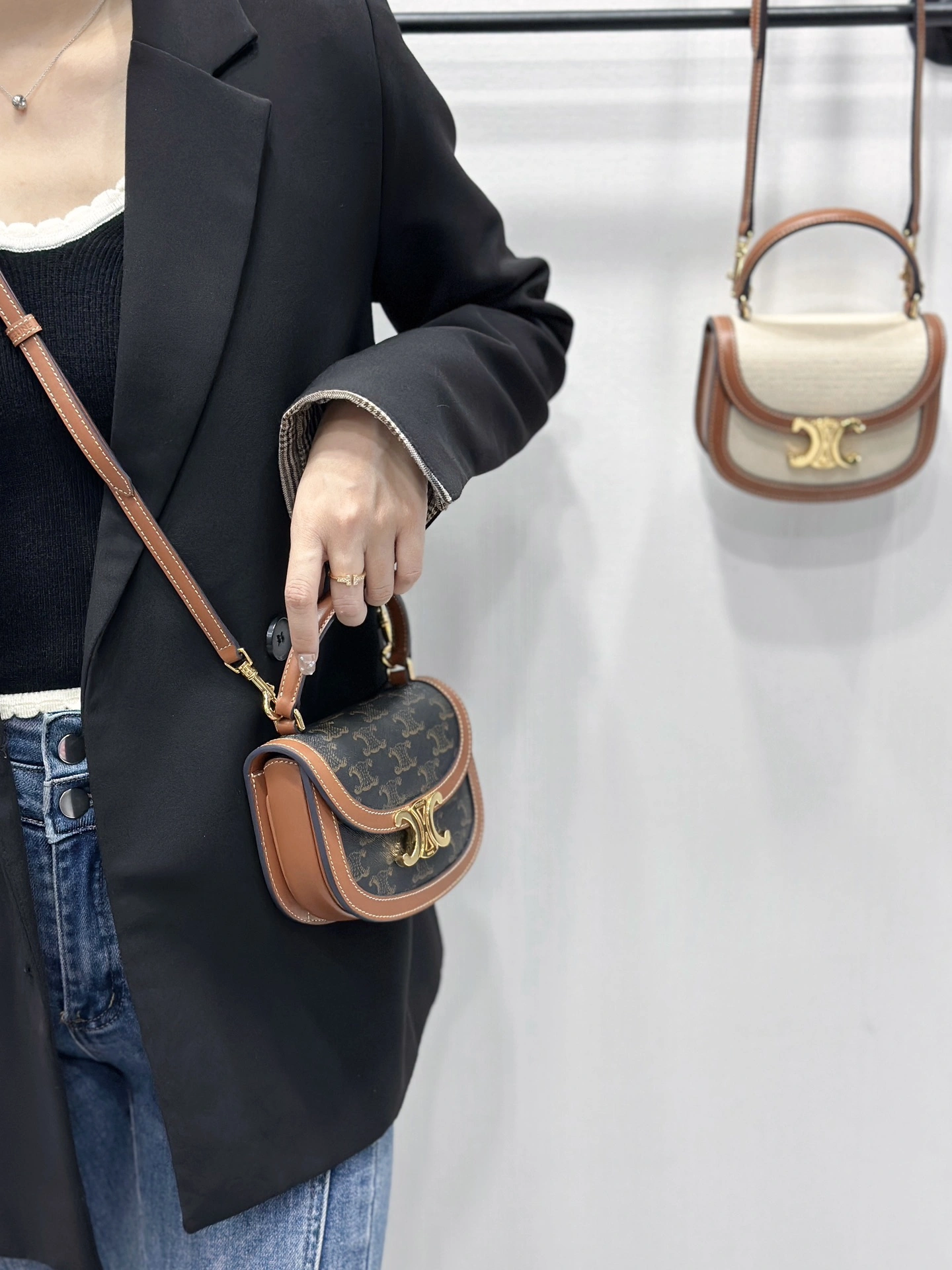 Brand-authenticated Celine Besace Bags