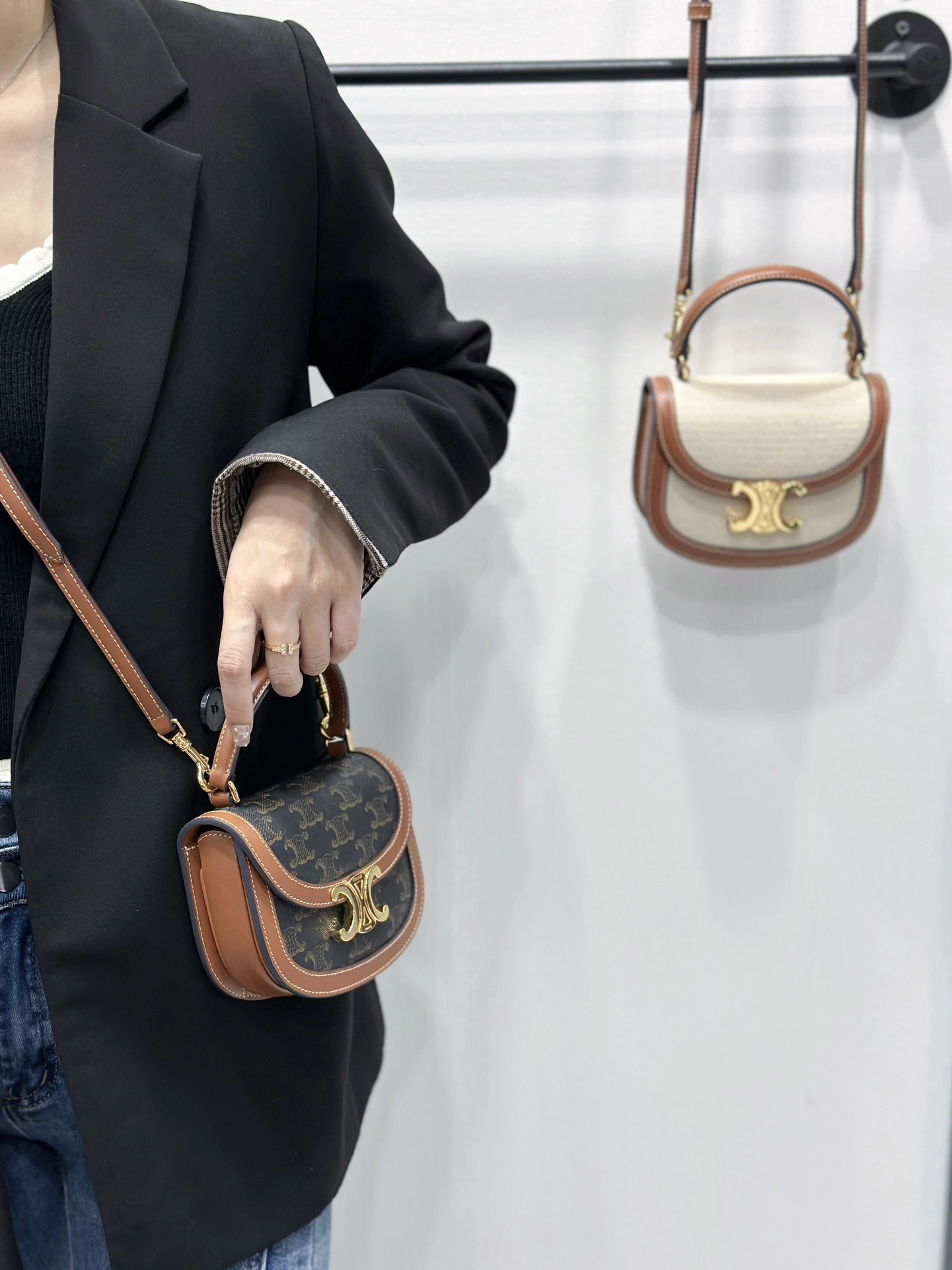 Brand-authenticated Celine Besace Bags
