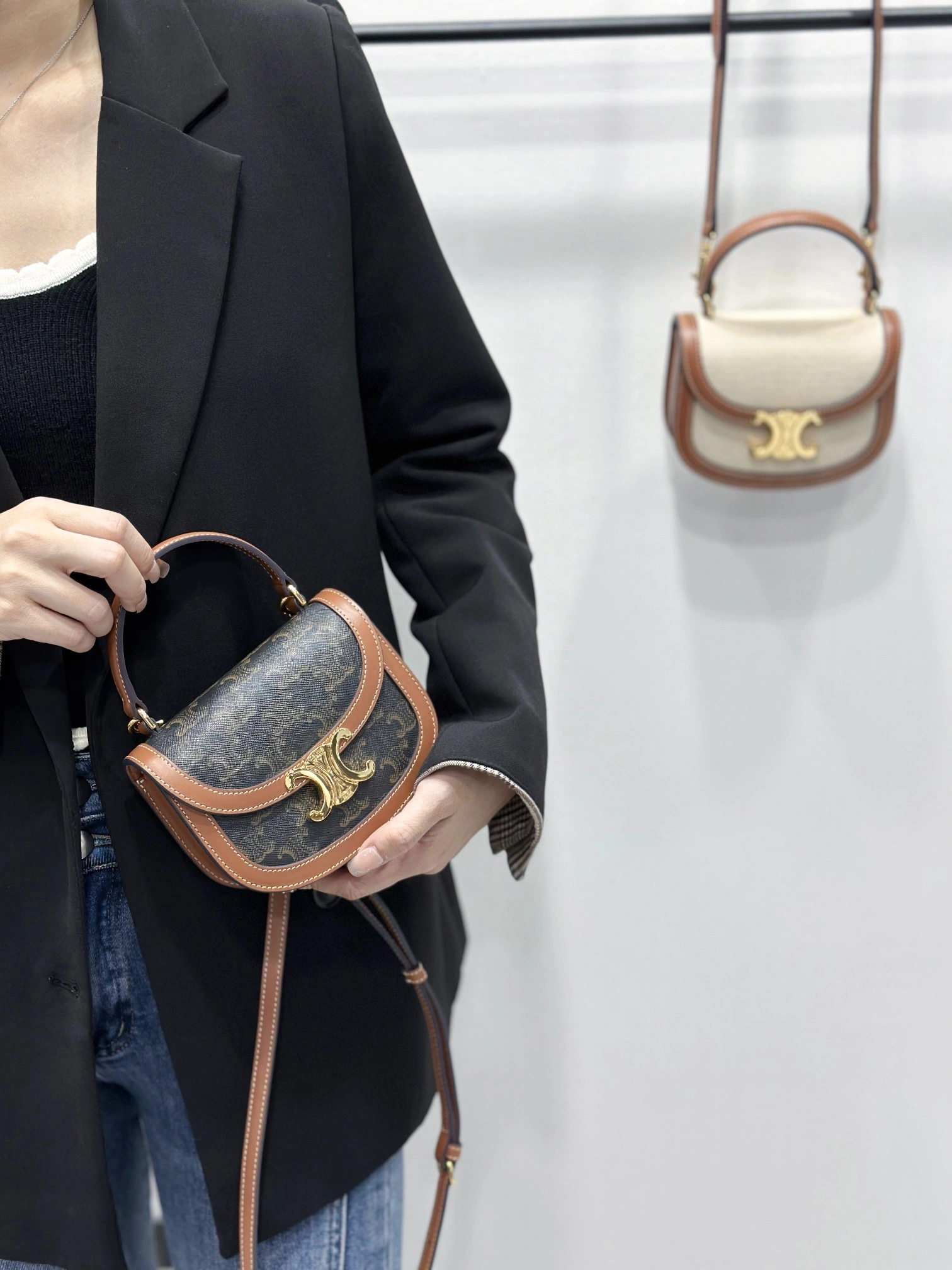 Brand-authenticated Celine Besace Bags