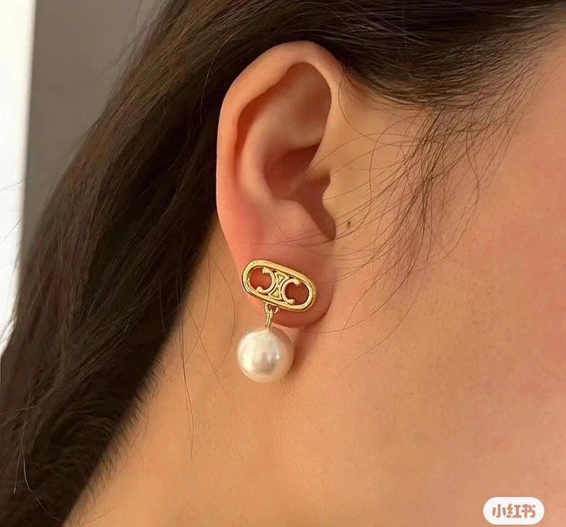 Top mirror Celine Earrings