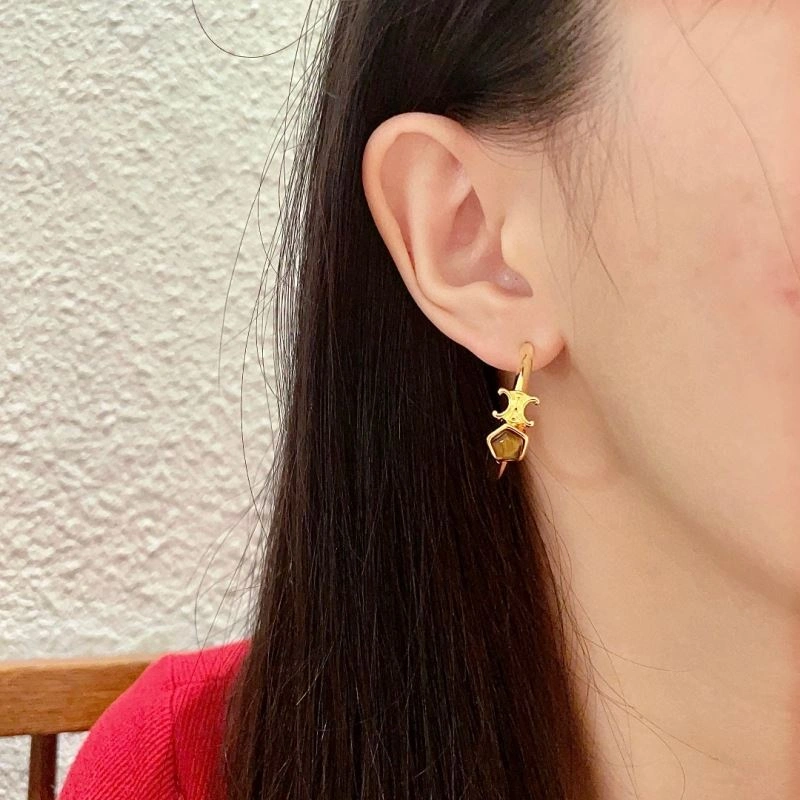 Top mirror Celine Earrings