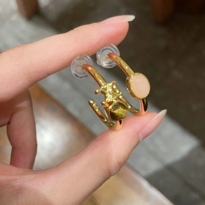 Top mirror Celine Earrings