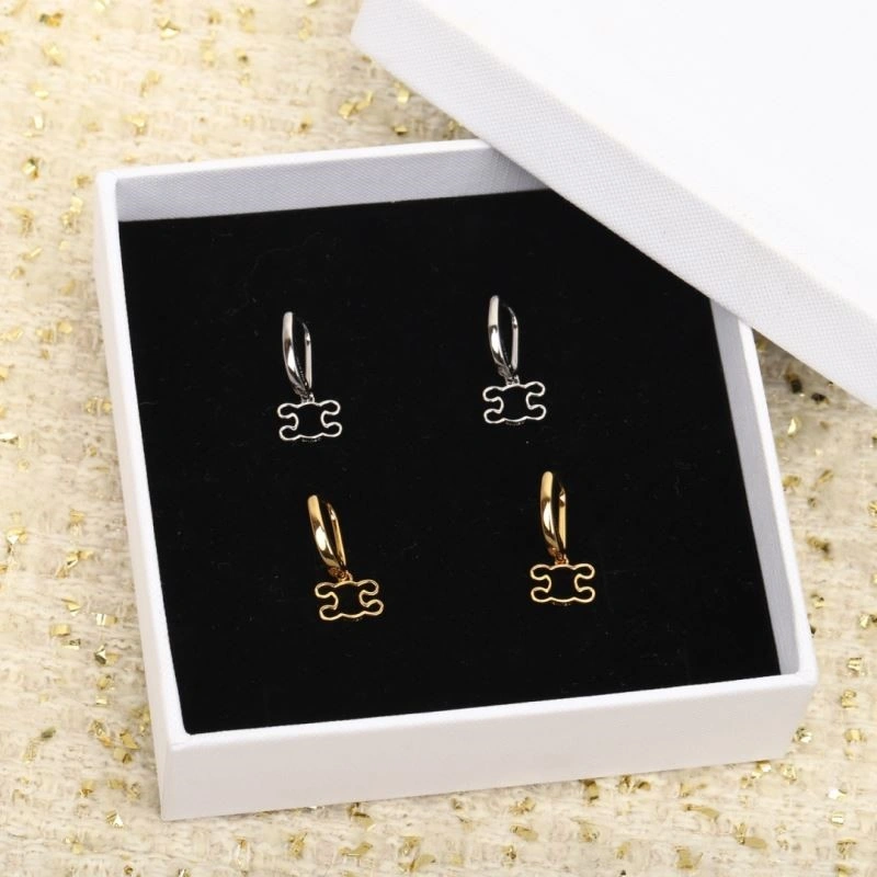 Top mirror Celine Earrings