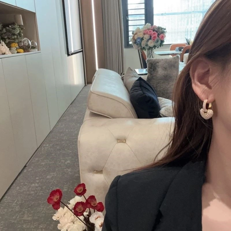 Top mirror Celine Earrings