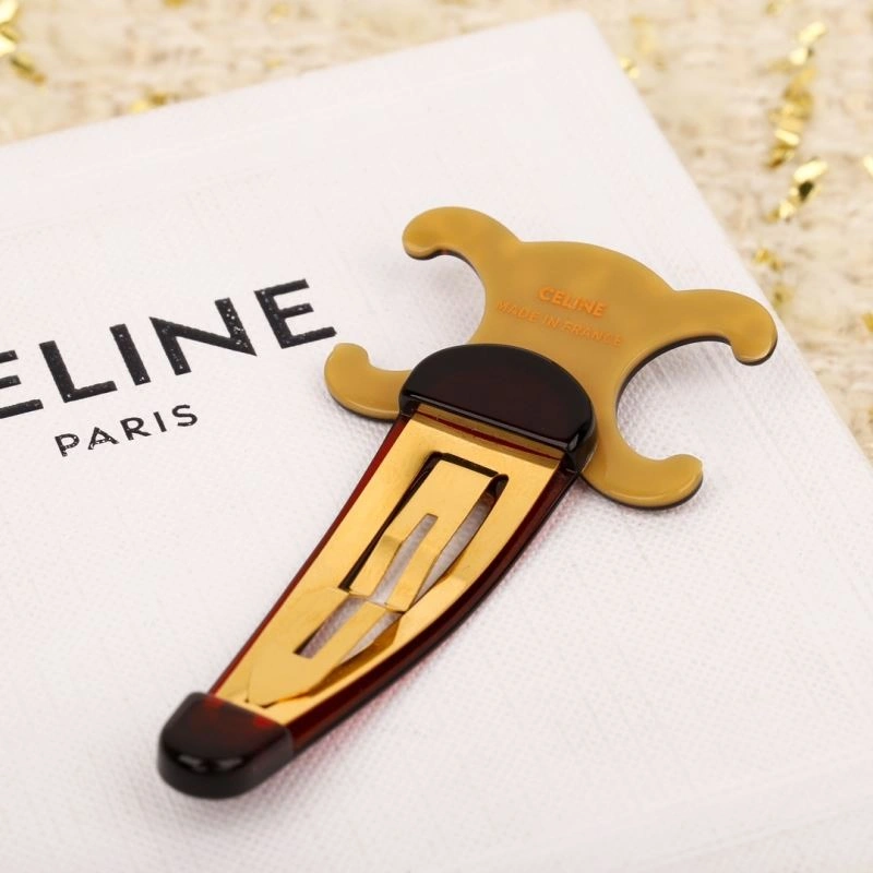 Brand-authenticated Celine Hairpins