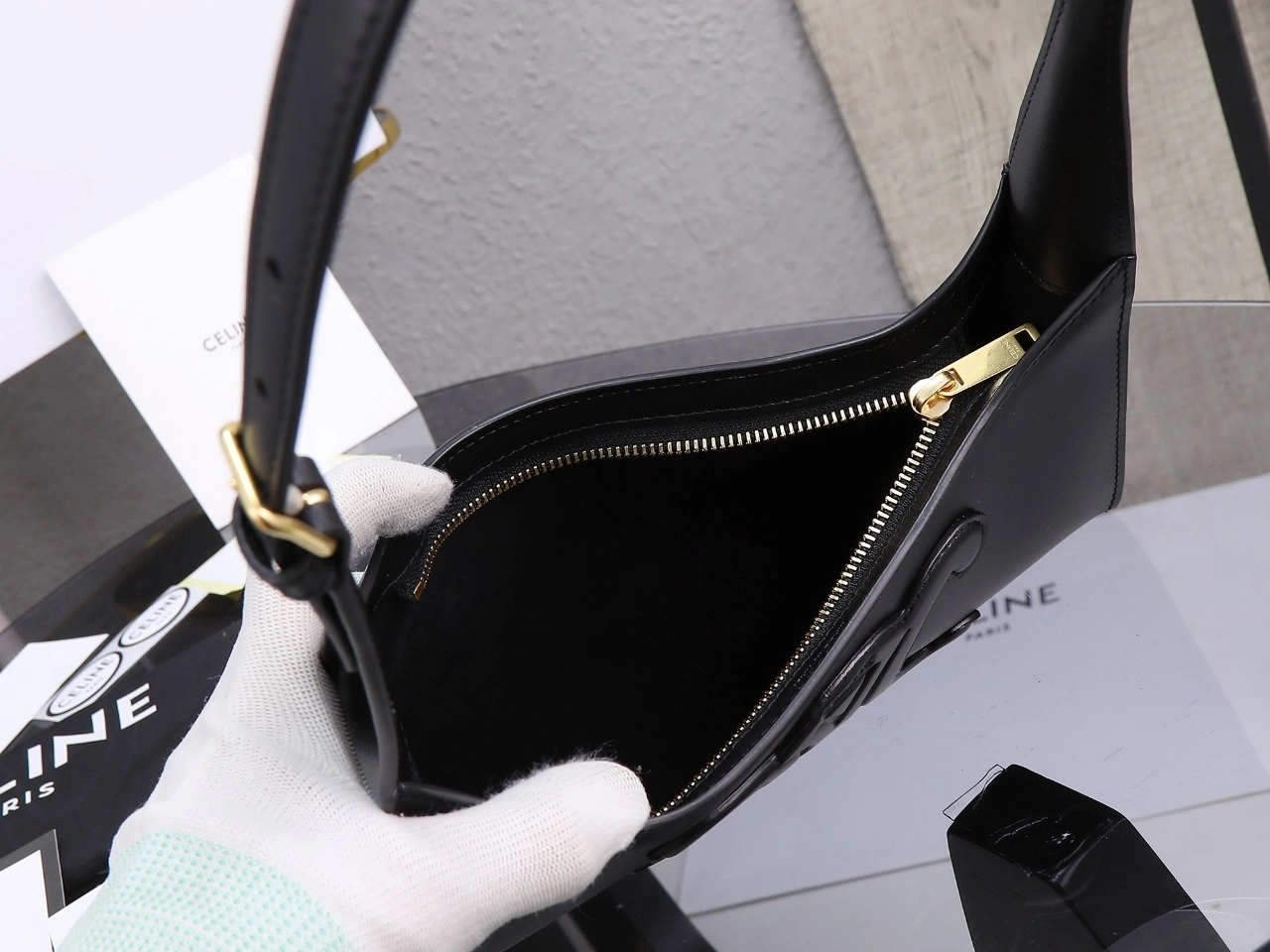 Brand-authenticated Celine Hobo Bags