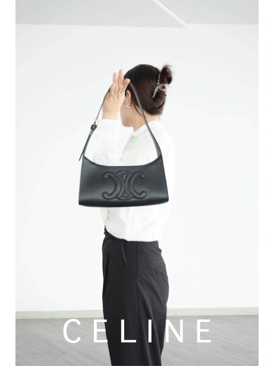Brand-authenticated Celine Hobo Bags