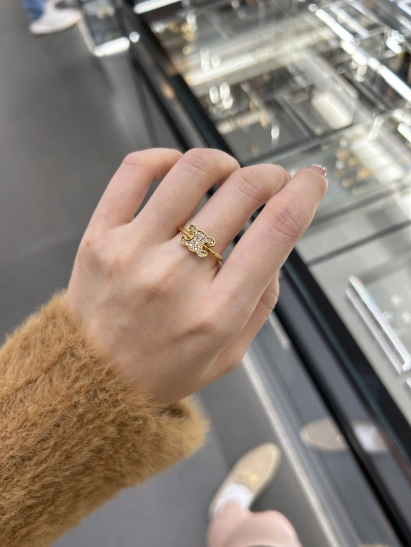 Top mirror Celine Rings
