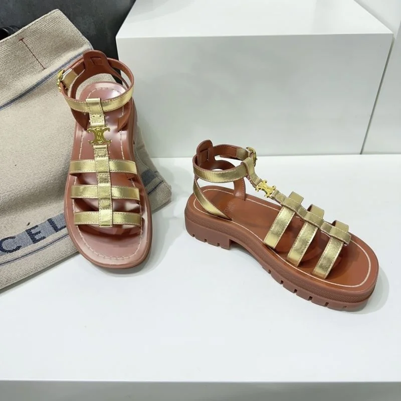 Brand-authenticated Celine Sandals