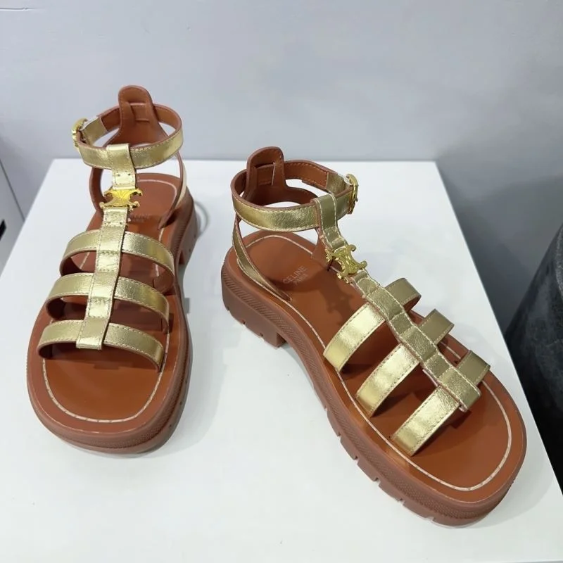 Brand-authenticated Celine Sandals