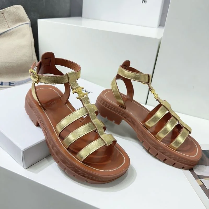 Brand-authenticated Celine Sandals