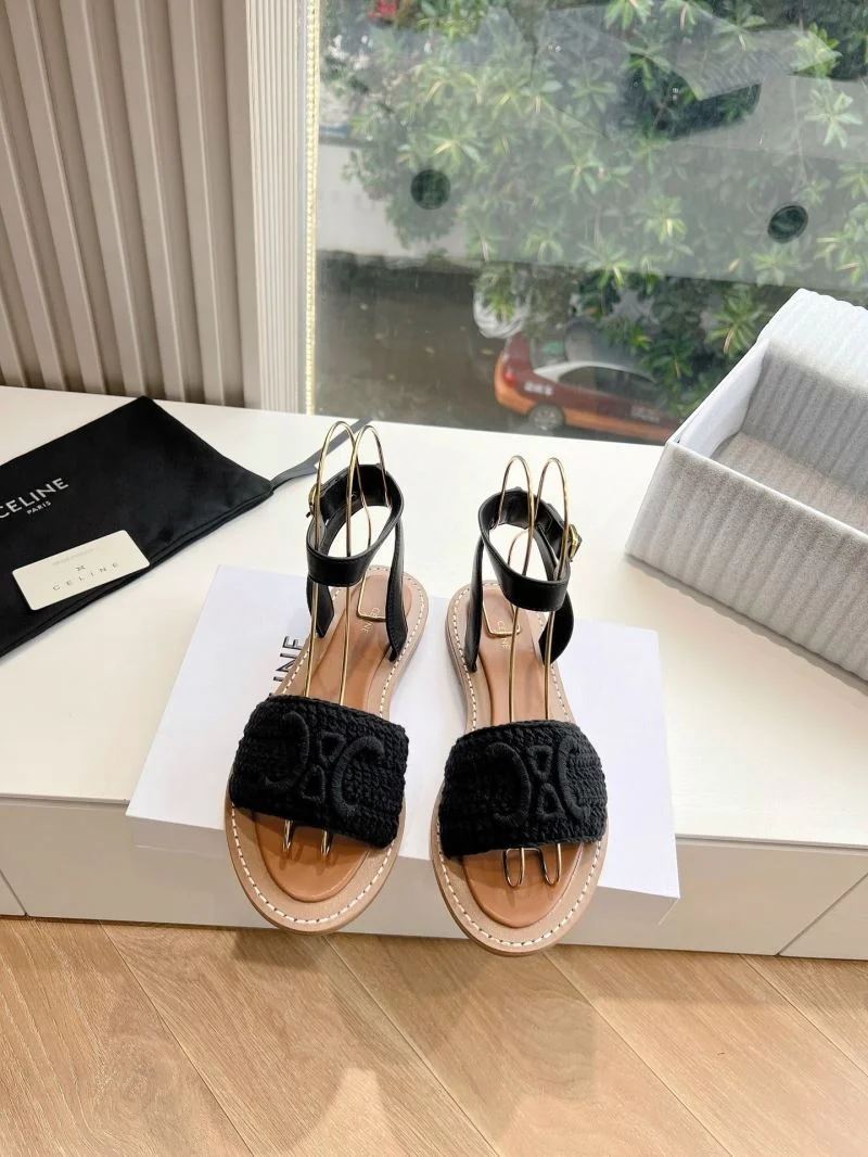 Brand-authenticated Celine Sandals