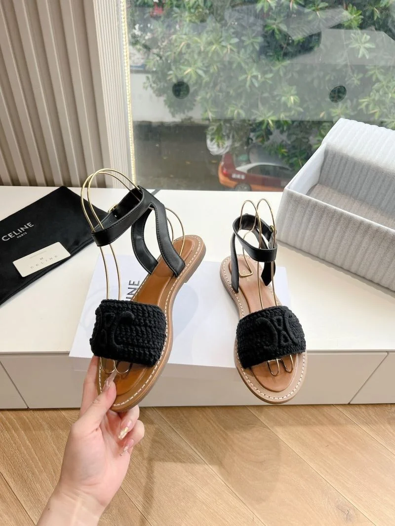 Brand-authenticated Celine Sandals