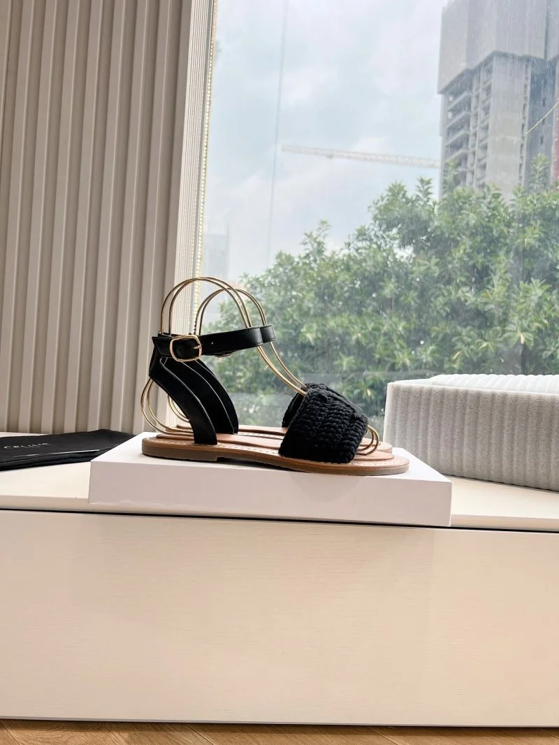 Brand-authenticated Celine Sandals