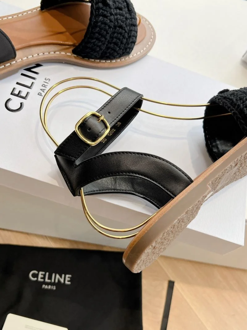 Brand-authenticated Celine Sandals