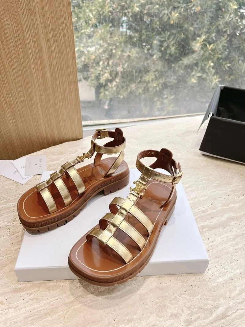 Brand-authenticated Celine Sandals