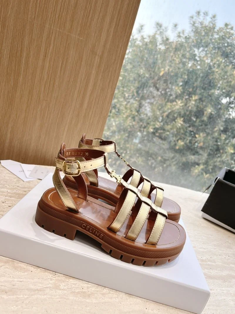 Brand-authenticated Celine Sandals
