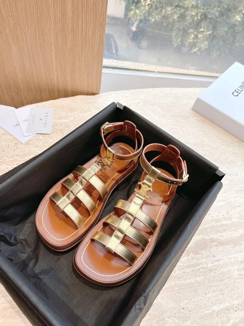 Brand-authenticated Celine Sandals