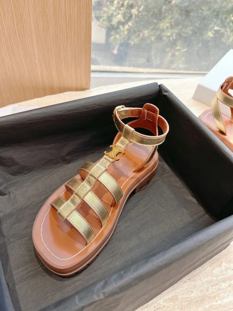 Brand-authenticated Celine Sandals