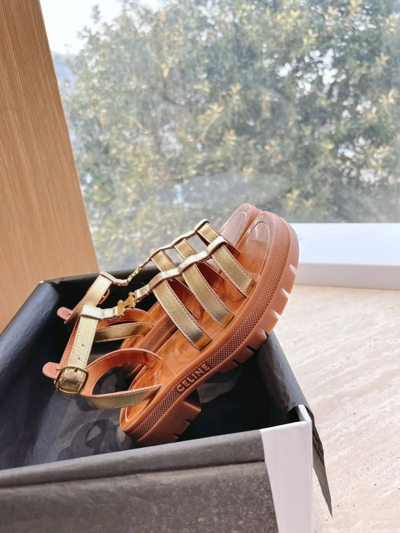 Brand-authenticated Celine Sandals