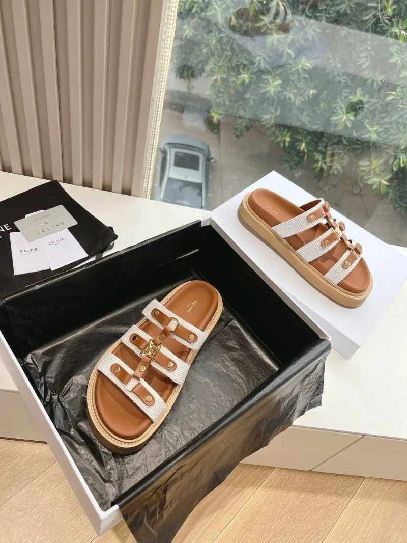 Brand-authenticated Celine Sandals