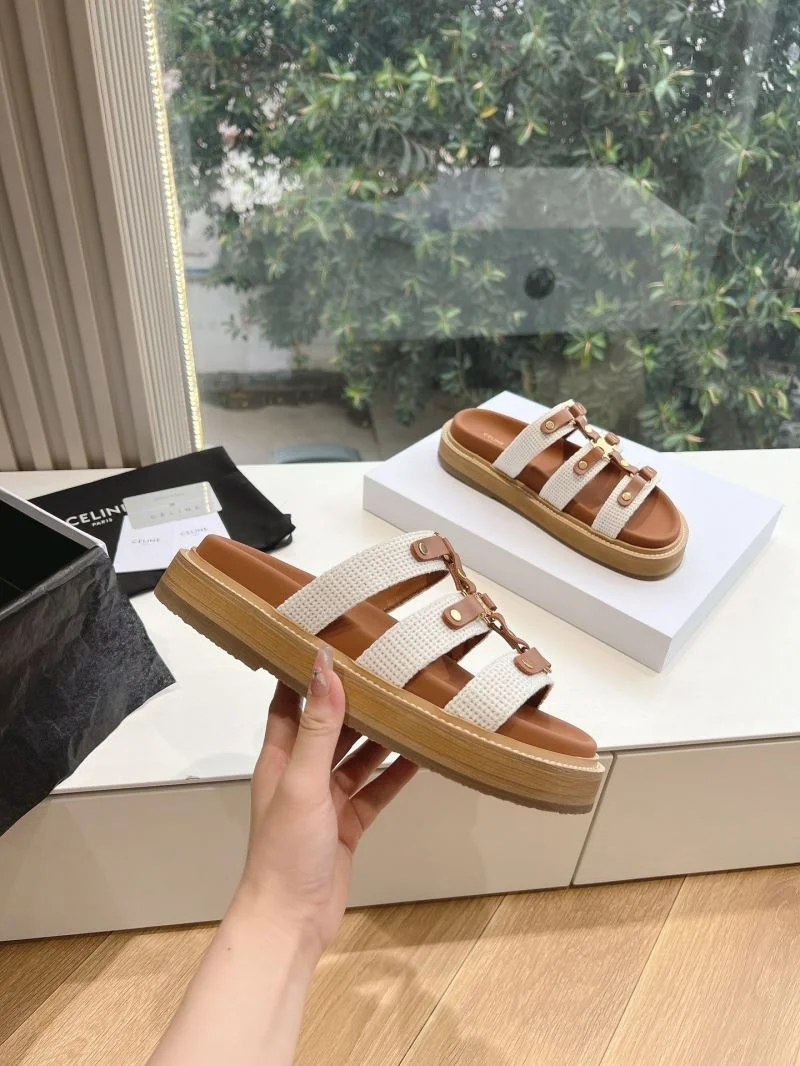Brand-authenticated Celine Sandals